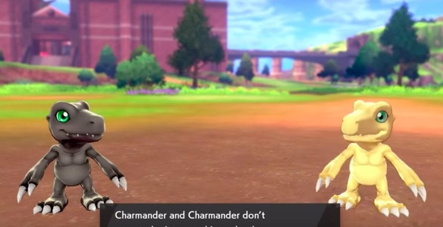 Someone's Modded Digimon Into Pokémon Sword And Shield