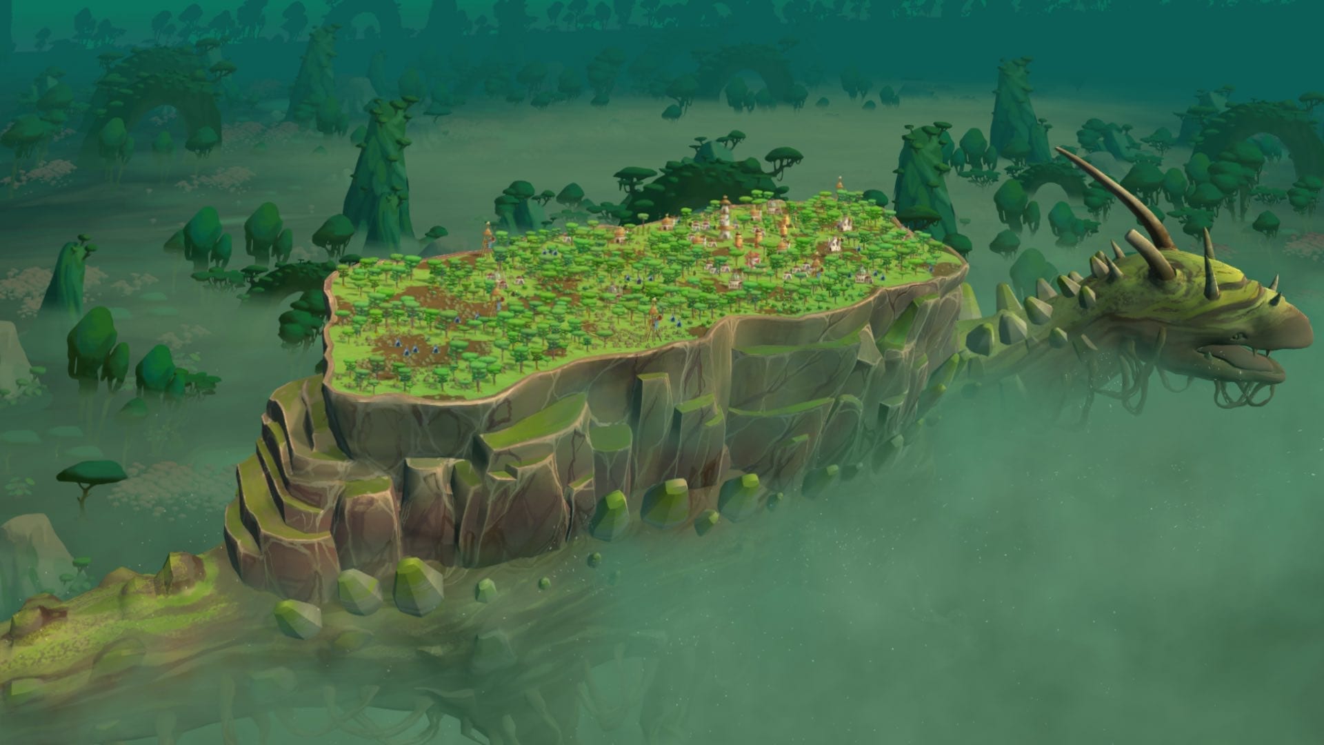 Build & Survive Atop A Giant Creature In 'The Wandering Village'