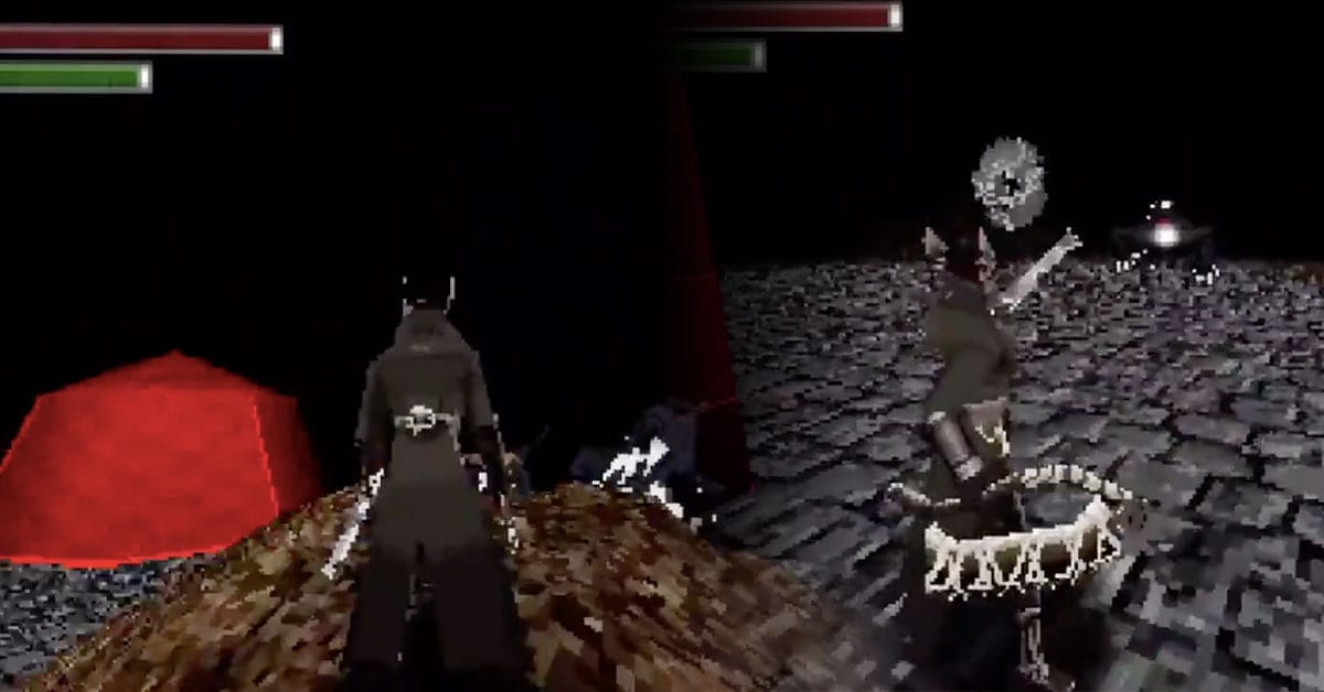 Demake Shows What Bloodborne Would Look Like On PS1