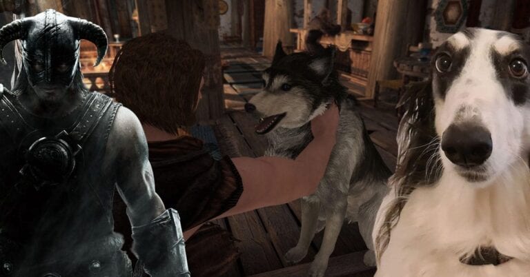 You Can Now Pet The Dogs In Skyrim